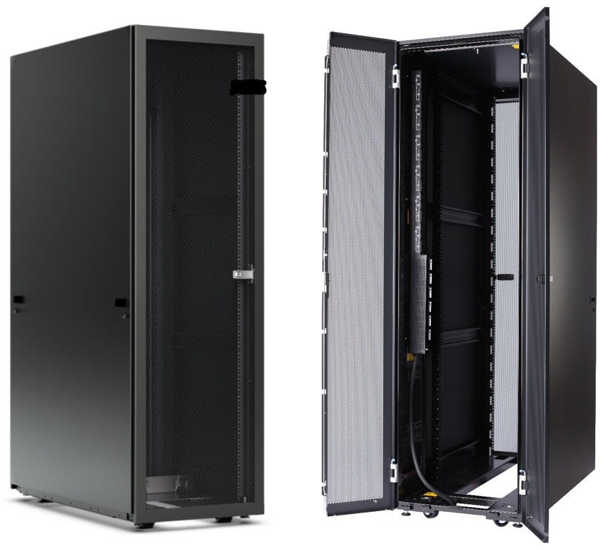 ארון תקשורת 44U עומק 100 ס"מ | סיבים